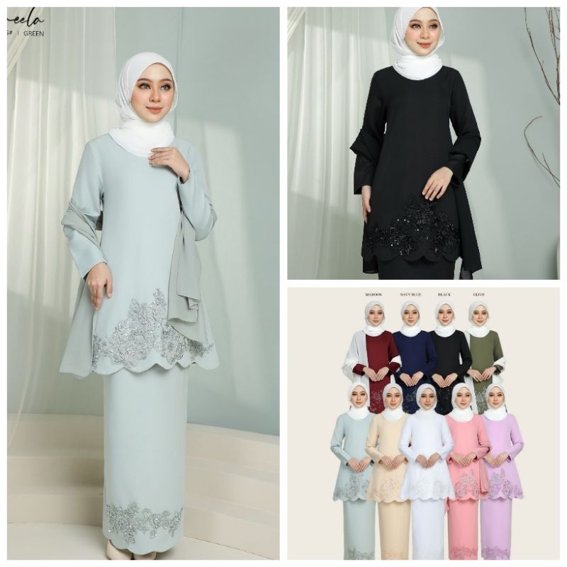 Kameela Kurung Modern 835! Kurung Moden! Baju Nikah! Baju Kurung Moden ...