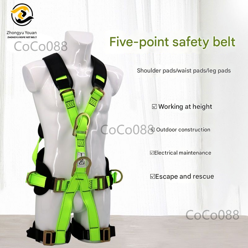 HOT Full Body Harness With Work Positioning Belt With Sit Harness ...