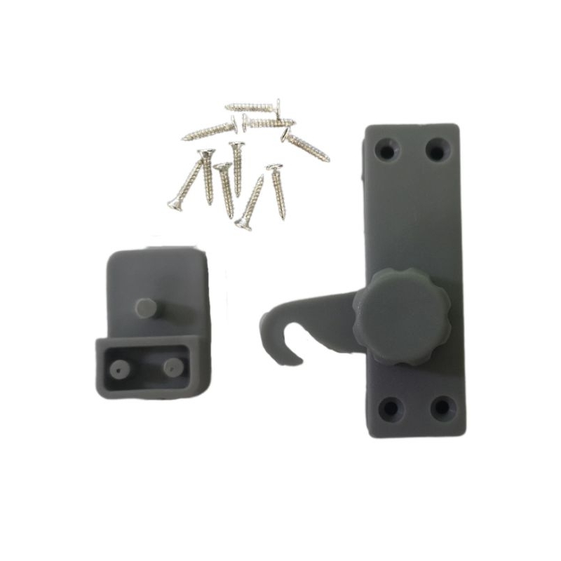 PVC FOLDING DOOR LOCK WITH SCREW / PINTU SLIDING / PINTU LIPAT | Shopee ...