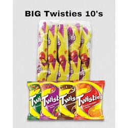 TWISTIES 60 g X 10 PKT (FLOVOUR:BBQ CURRY,CHEDDAR CHEESE) | Shopee Malaysia