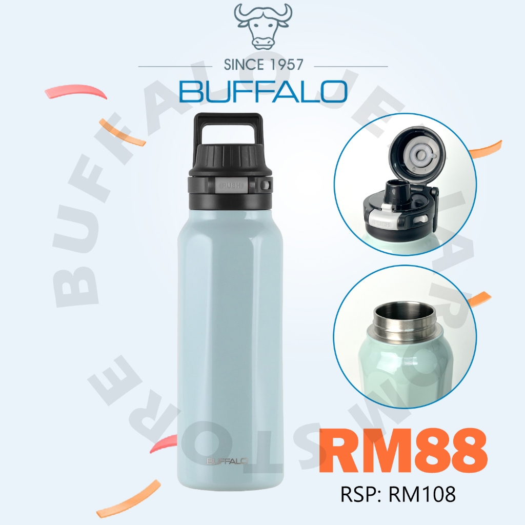 BUFFALO 700ml Vacuum Tumbler Stainless Steel 304 Double-Wall Insulated ...