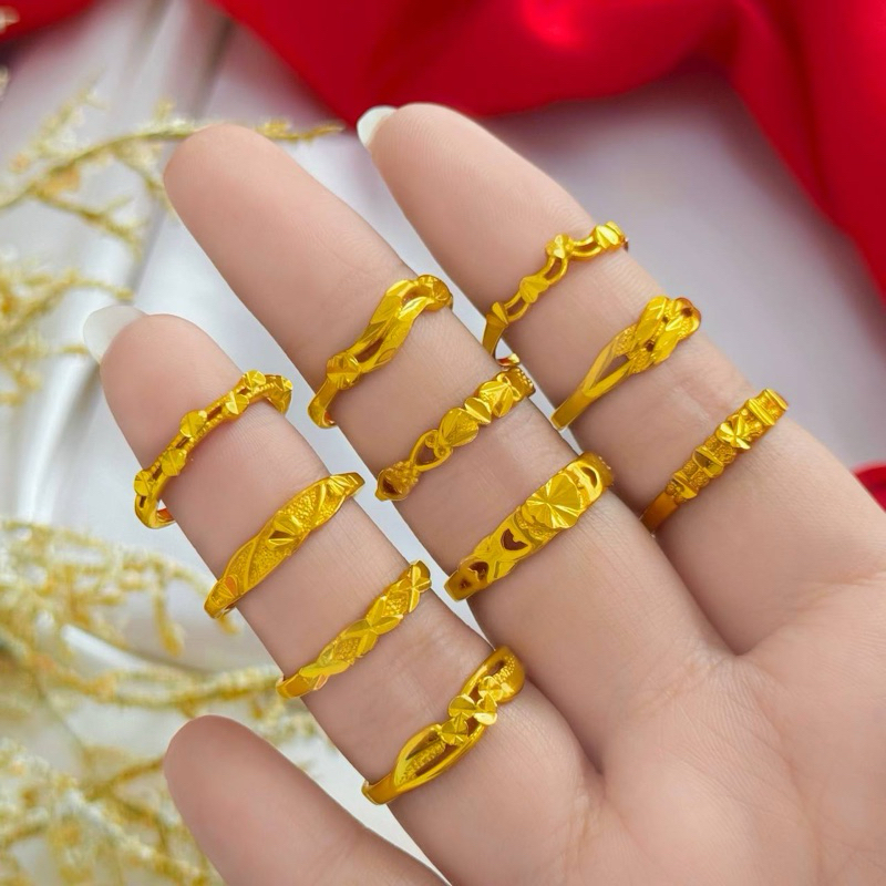 EMAS TITANIUM CINCIN DEWASA TERBARU (SILA REMARK SIZE) | Shopee Malaysia