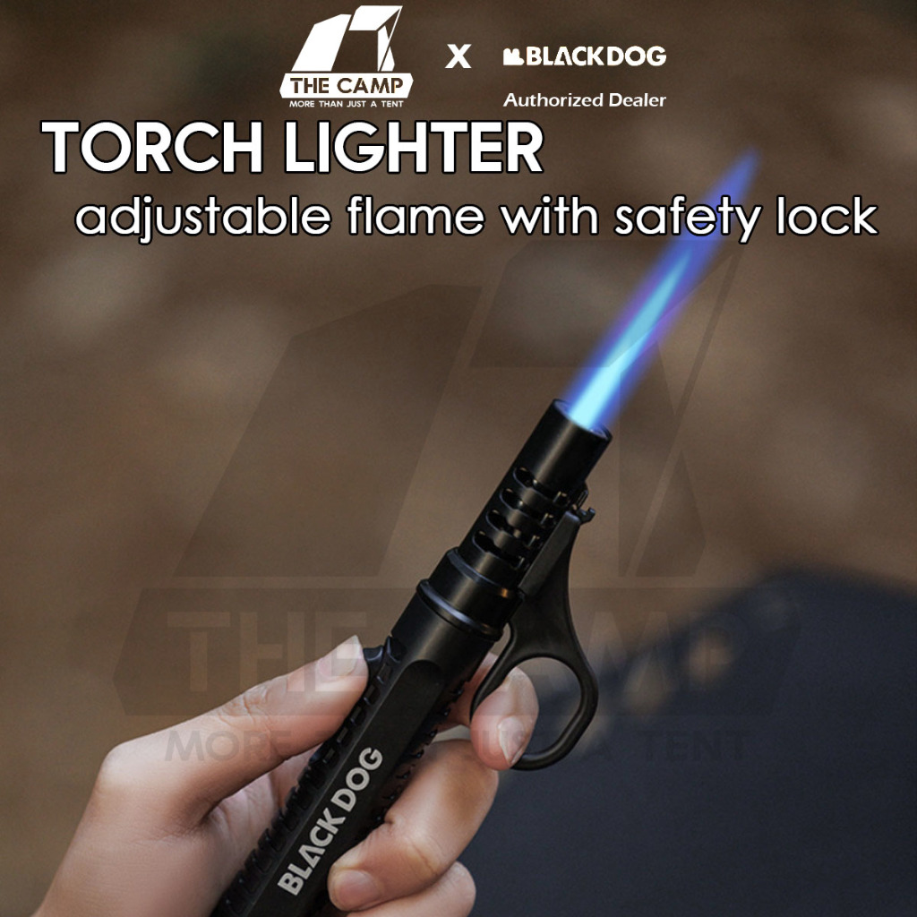 Blackdog Torch Lighter Blue Jet Flame Gun Outdoor Camping Butane Gas ...