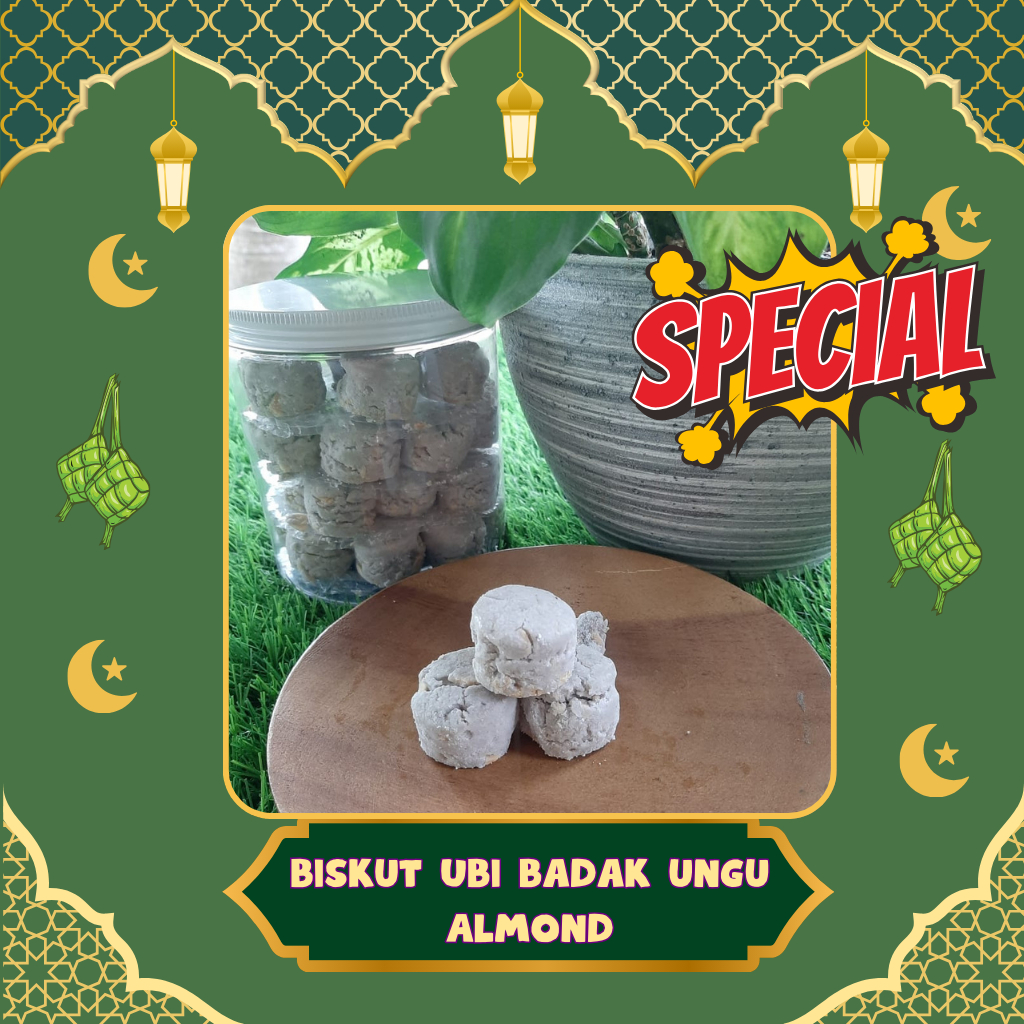 🔥 [READY STOCK]🔥 Biskut Raya Unik 💜 Handmade Biskut Ubi Badak Ungu 🏆 ...