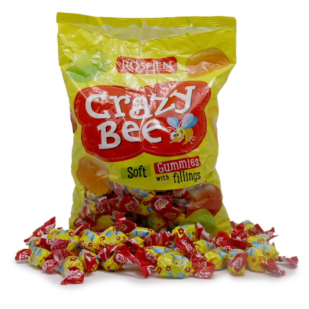 Roshen Crazy Bee SOFT GUMMMIES WITH FRUITY FILLINGS ,JELLY CANDIES ...