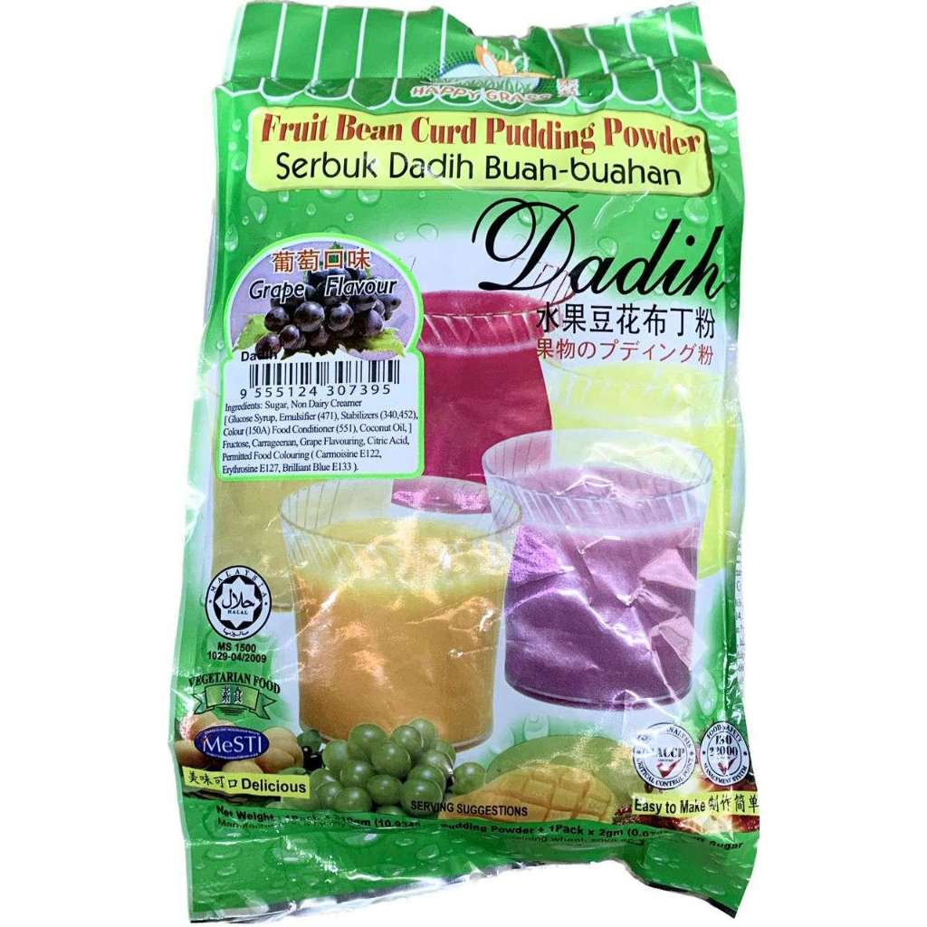 310G HAPPY GRASS SERBUK DADIH BUAH-BUAHAN / FRUIT BEAN CURD PUDDING ...