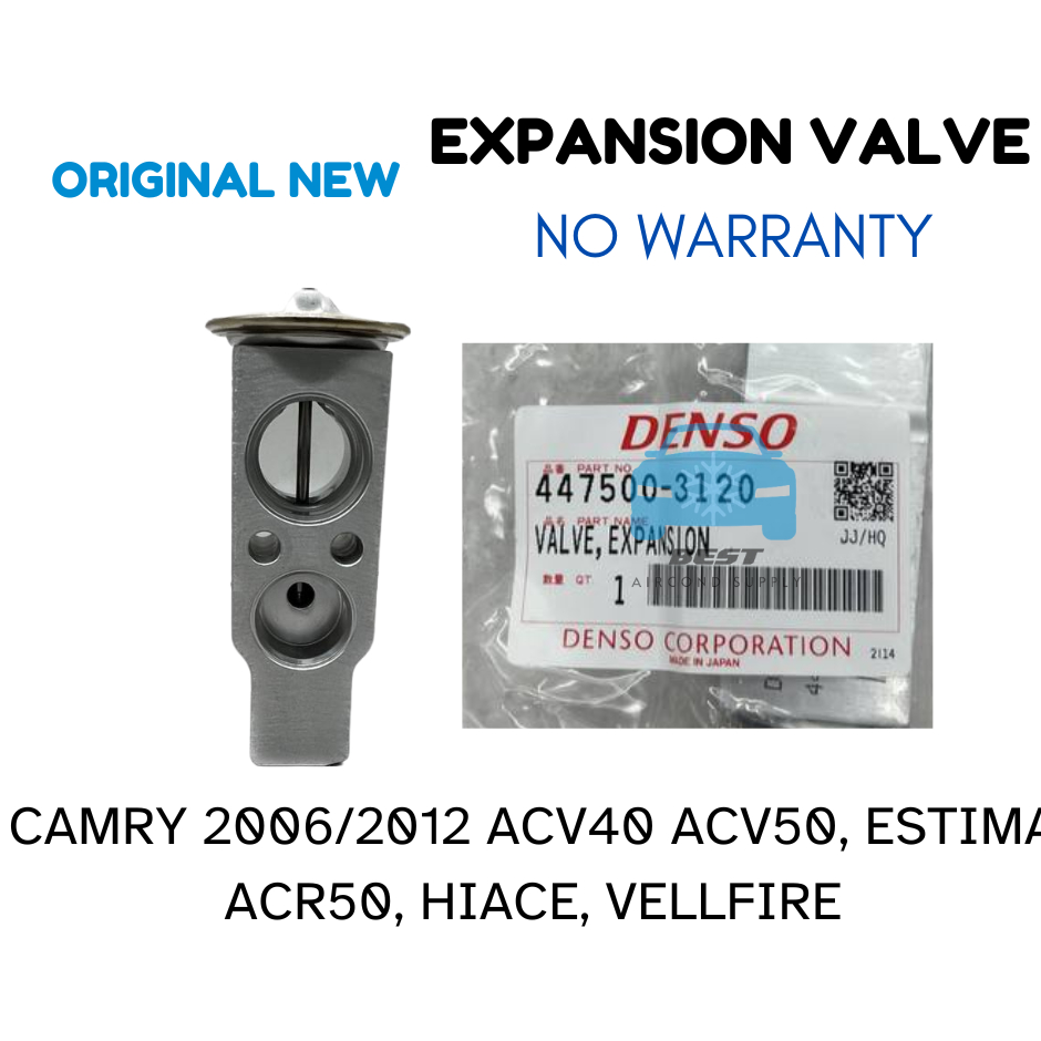 DENSO CAMRY 2006/2012 ACV40 ACV50, ESTIMA ACR50, HIACE, VELLFIRE EXPANSION VALVE (3070/4010 ...