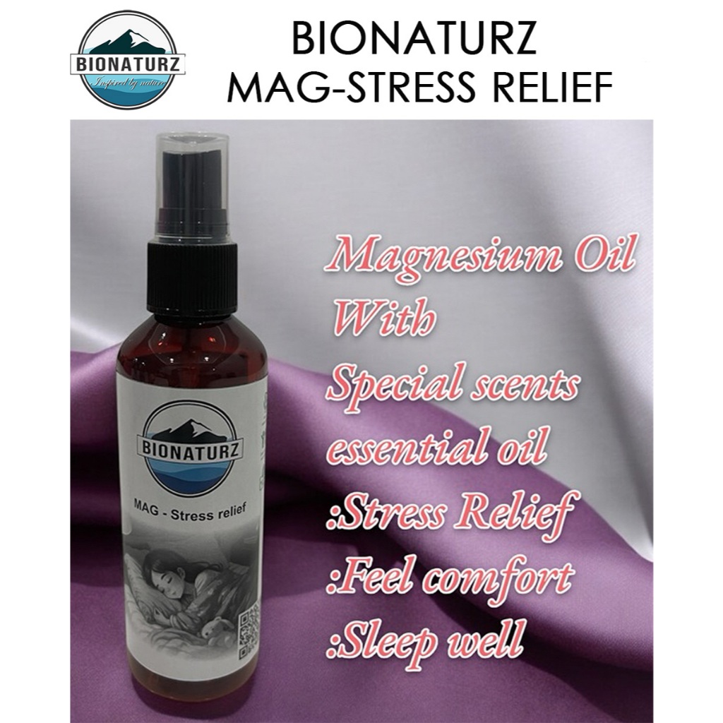 BIONATURZ MAG - Stress relief 100ml Spray 100%Natural Ingredients ...