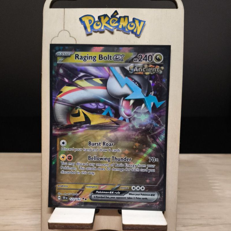 [ORI] Raging Bolt EX TEF 123/162 Pokemon PTCG SV5 Temporal Forces | Shopee Malaysia