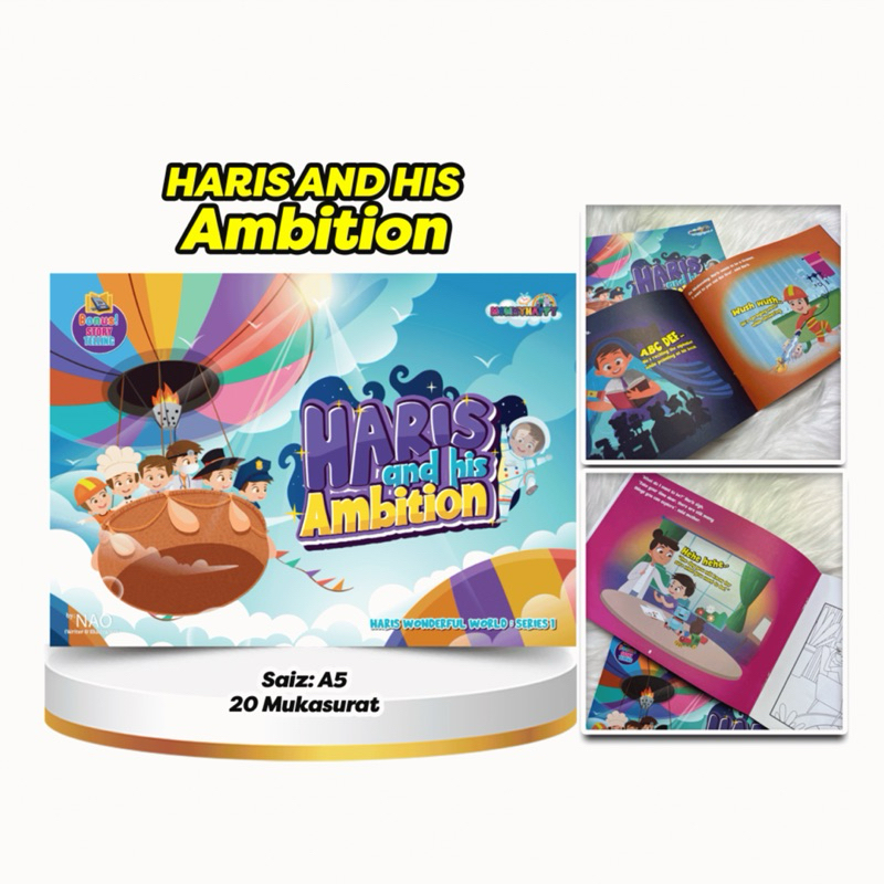 Haris And His Ambition - Story Book & Activity ( Series 1 ) | Shopee ...