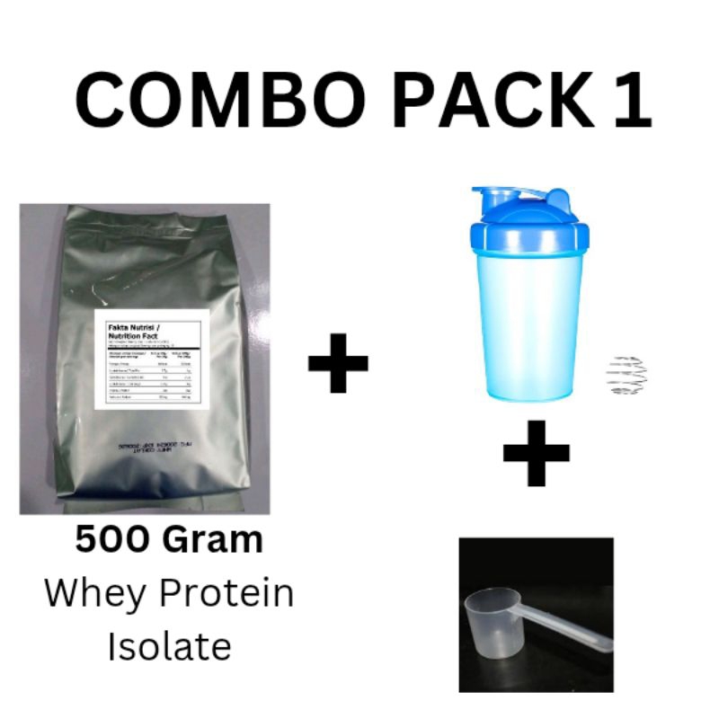 Whey Protein Isolate GRED A Combo Pack Harga Direk Kilang 500g 1kg ...