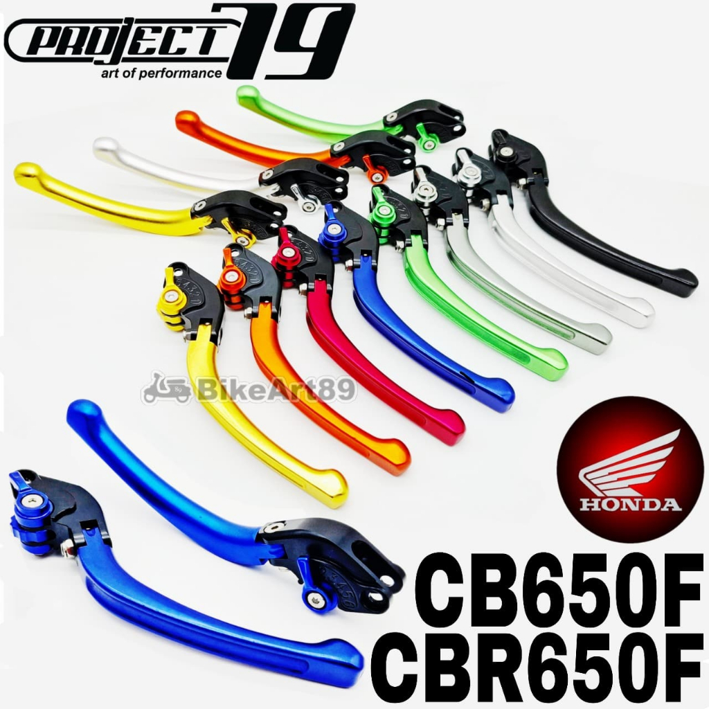 Project79 Brake & Clutch Lever Set HONDA CB650F CBR650F Adjustable Motorcycle Brake Hose Lever ...