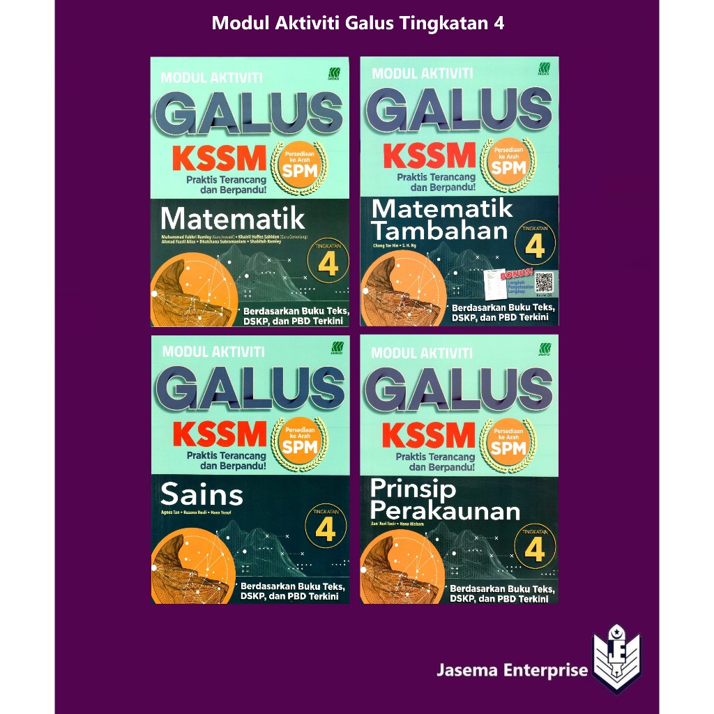 Modul Aktiviti Galus SPM Tingkatan 4 Matematik | Sains | Matematik ...