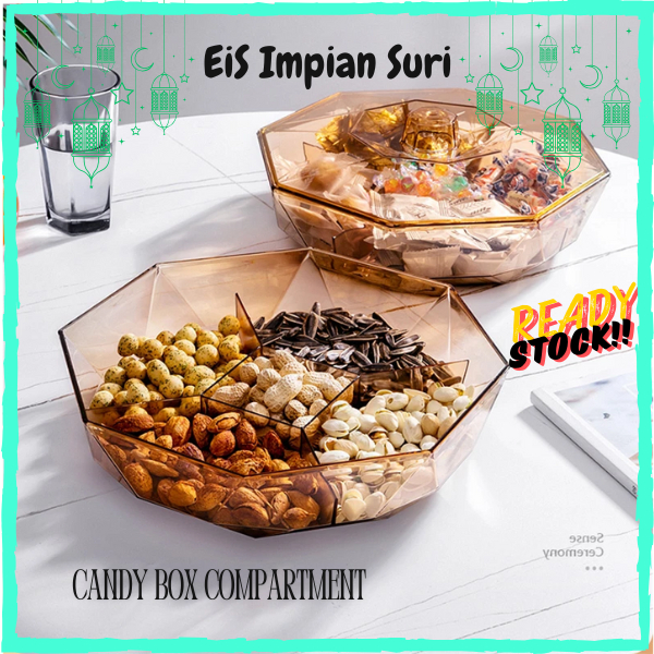 (Ready Stock!!) Royal Eis Arcylic Candy Box Compartment Storage with ...