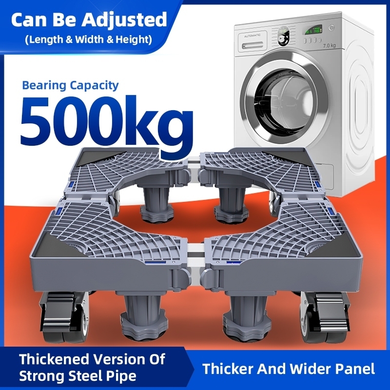 Stainless Steel Washing Machine Stand Refrigerator Base Locking Roller ...