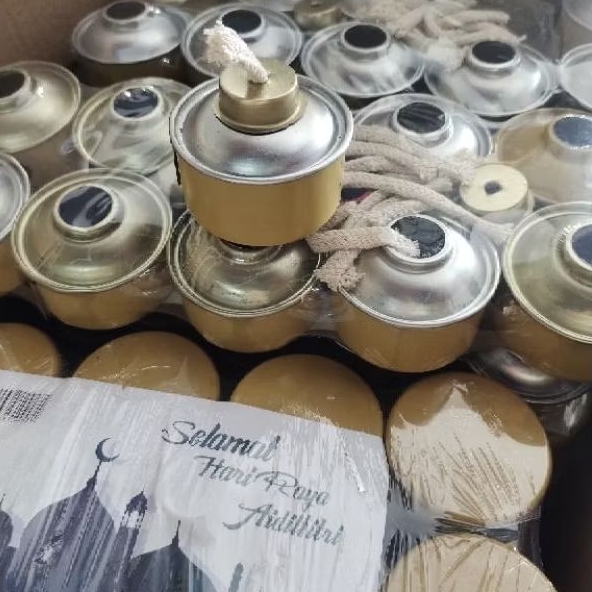 Pelita Raya Tin Besi Sumbu Pelita Lampu Raya 10pcs per pack | Shopee ...
