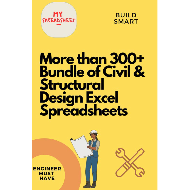 More than 300+ Bundle of Civil & Structural Design Excel Spreadsheets ...