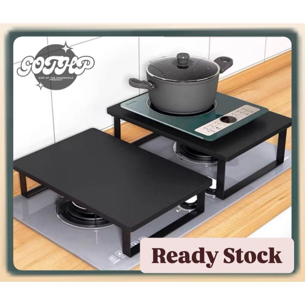 Kitchen Gas Stove Shelf Induction Cooker Rack Kitchen Storage Stand ...