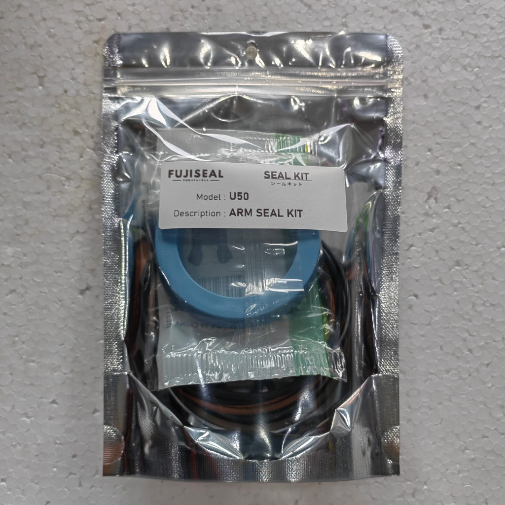 Excavator U50 Cylinder Seal Kit (Arm: U Seal 80mm, Boom: U Seal 70mm ...