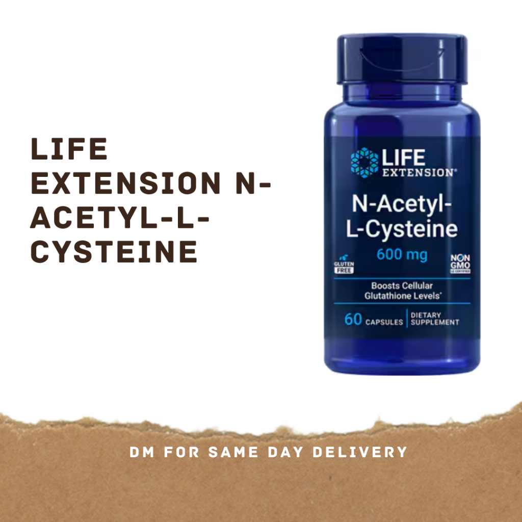 LIFE EXTENSION N-ACETYL-L-CYSTEINE | Shopee Malaysia