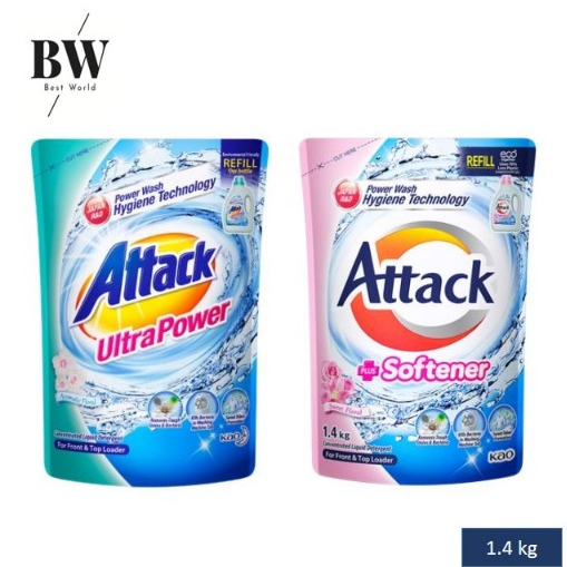 ATTACK CONCENTRATED LIQUID DETERGENT 1400g | Shopee Malaysia