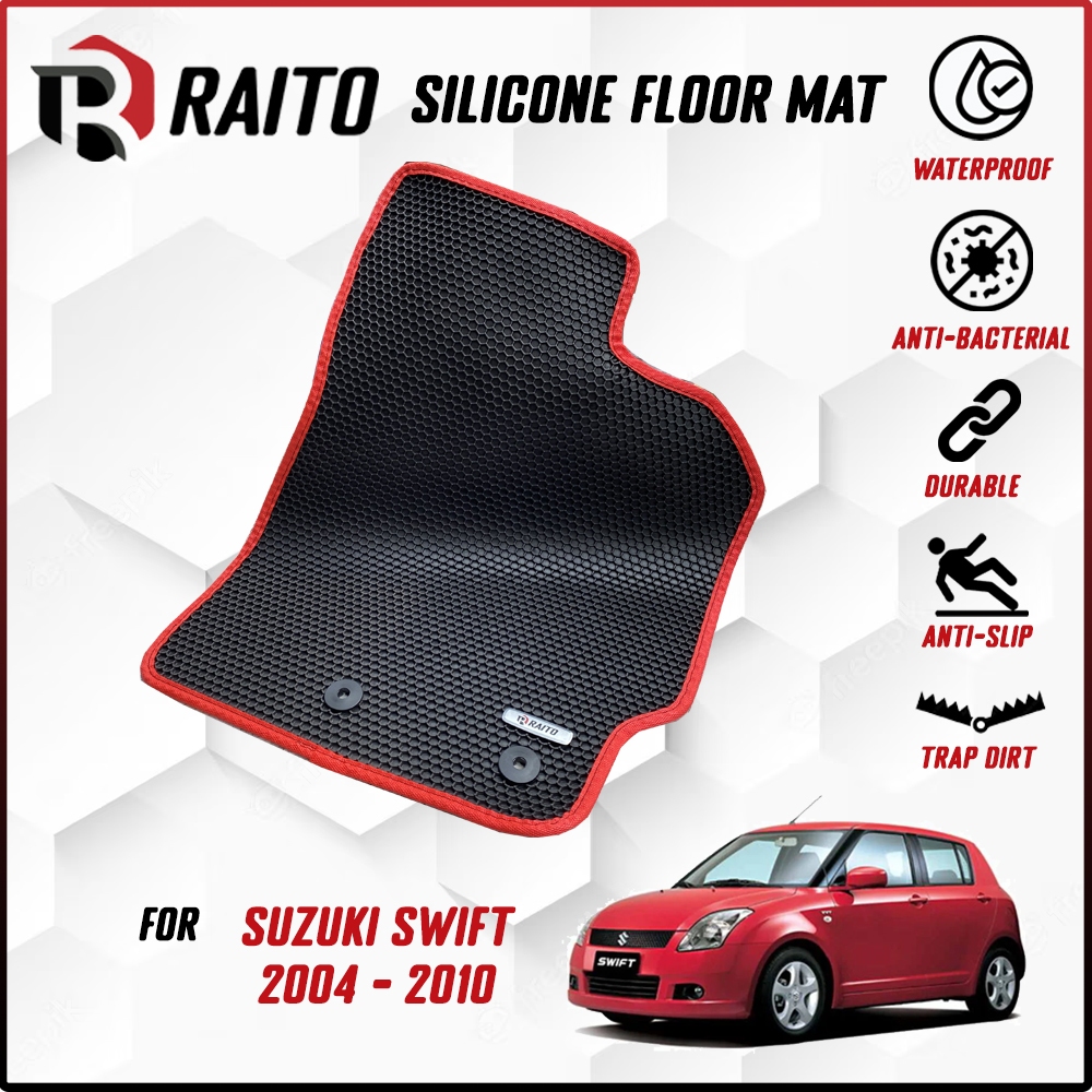 RAITO MAT Suzuki Swift 2004 - 2010 Car Floor Mat Carpet Customised Car Mat Kereta Carpet ...