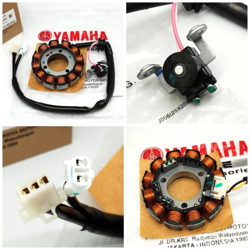 100% ORIGINAL INDONESIA YAMAHA LC135 V1-V7 MAGNET COIL FUEL COIL 1S7-H1410-01 LC135 V1 V2 V3 V4 ...