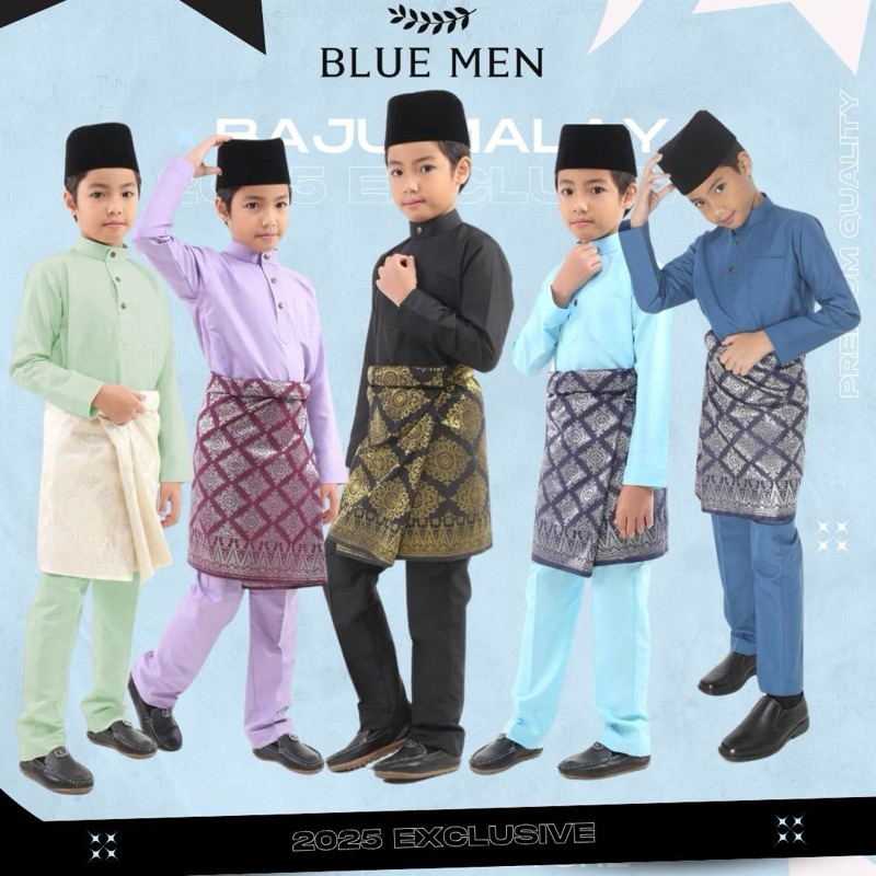 BUDAK BAJU MELAYU RAYA 2k25 | SLIM FIT COTTON BUDAK Premium Quality.Ada ...