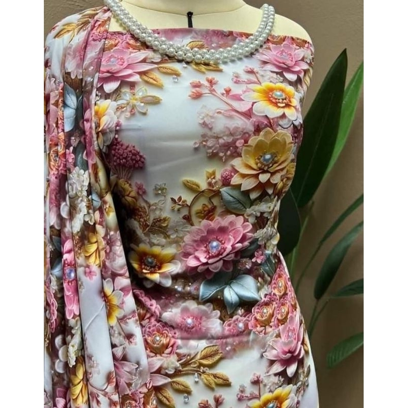 READY STOCK KAIN MANGO VIRAL /KAIN VIETNAM KAIN SEPASANG/BAJU RAYA/BAJU ...