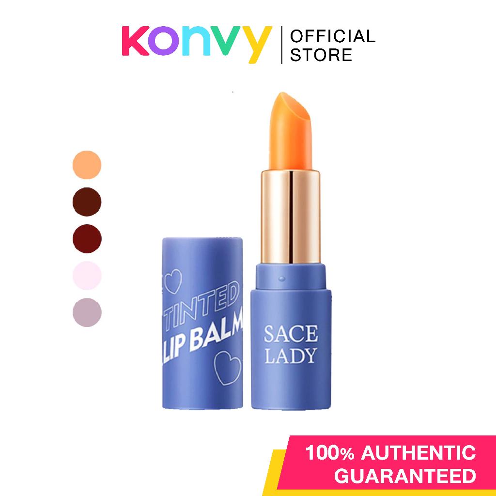 Sace Lady Tinted Lip Balm (5 Colors to Choose) | Shopee Malaysia