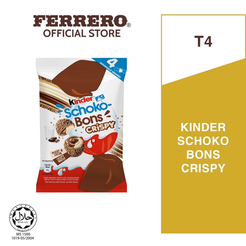 Kinder Schoko-Bons Crispy (T4) | Shopee Malaysia