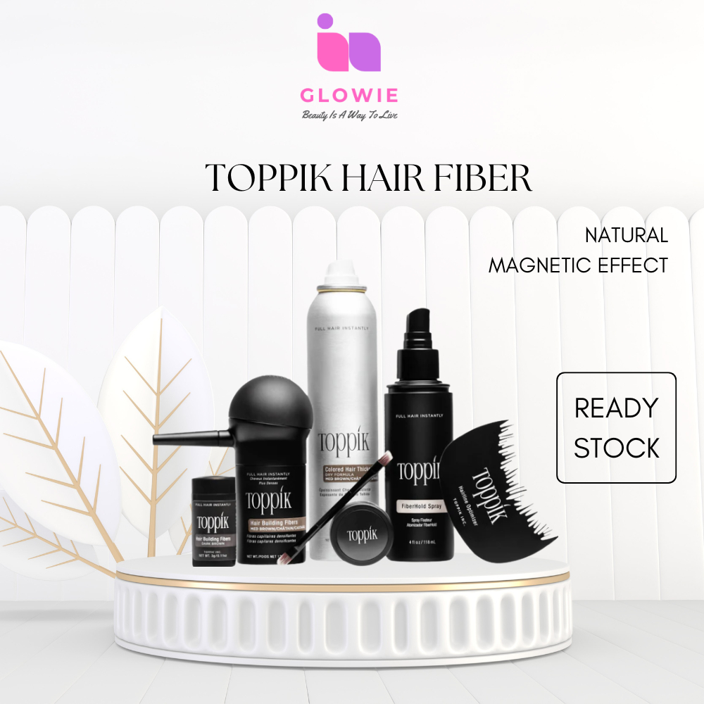 Ready Stock Toppik Hair Building Fibers Powder 27.5g for Hair Beard ...