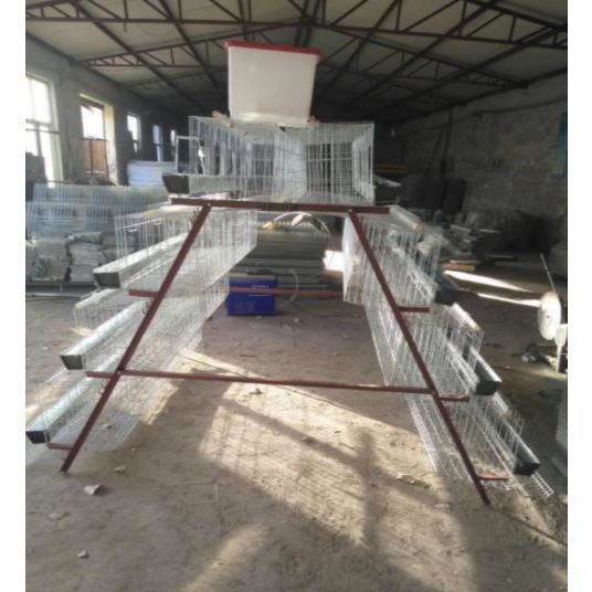 Chicken Farming Cage Egg Collect thickened stepped double sided 4 layer ...
