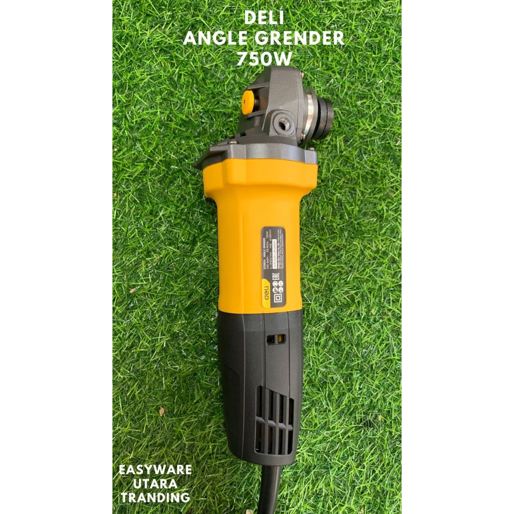 DELI ANGLE GRENDER 750W/ANGLE GRENDER/MESIN POTONG KAYU/MESIN POTONG ...