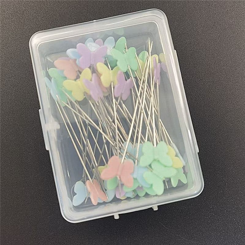 (READY STOCK) 1 box RANDOM Jarum Peniti rama rama tudung/needles pin ...