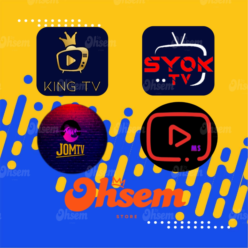 MS JOM SYOK KING TV PLAYER MSTV SYOKTV KINGTV JOMTV iPtv | Shopee Malaysia