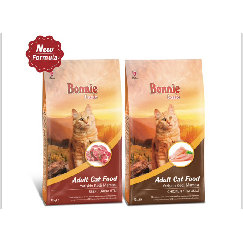Bonnie Premium Cat Food 10kg Chicken / Beef | Shopee Malaysia