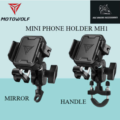 Motowolf Universal Motorcycle Mini Phone Holder MH1 Quick Lock Anti ...