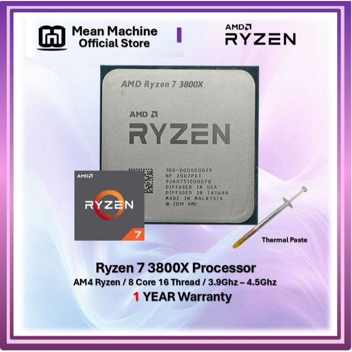 AMD RYZEN 7 3800X Gaming 8 Core 16 Thread 4.4GHZ AM4 Processor (Free Thermalpaste) | Shopee Malaysia