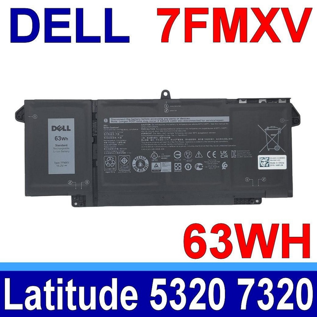 ORIGINAL DELL 7FMXV Latitude 7420 LAPTOP BATTERY | Shopee Malaysia