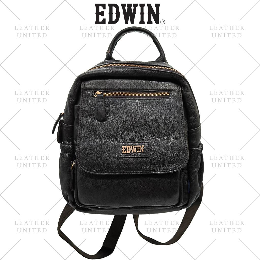 Edwin Premium Top-Grain Leather Backpack – Timeless Elegance & Everyday Functionality #EESB38500 ...