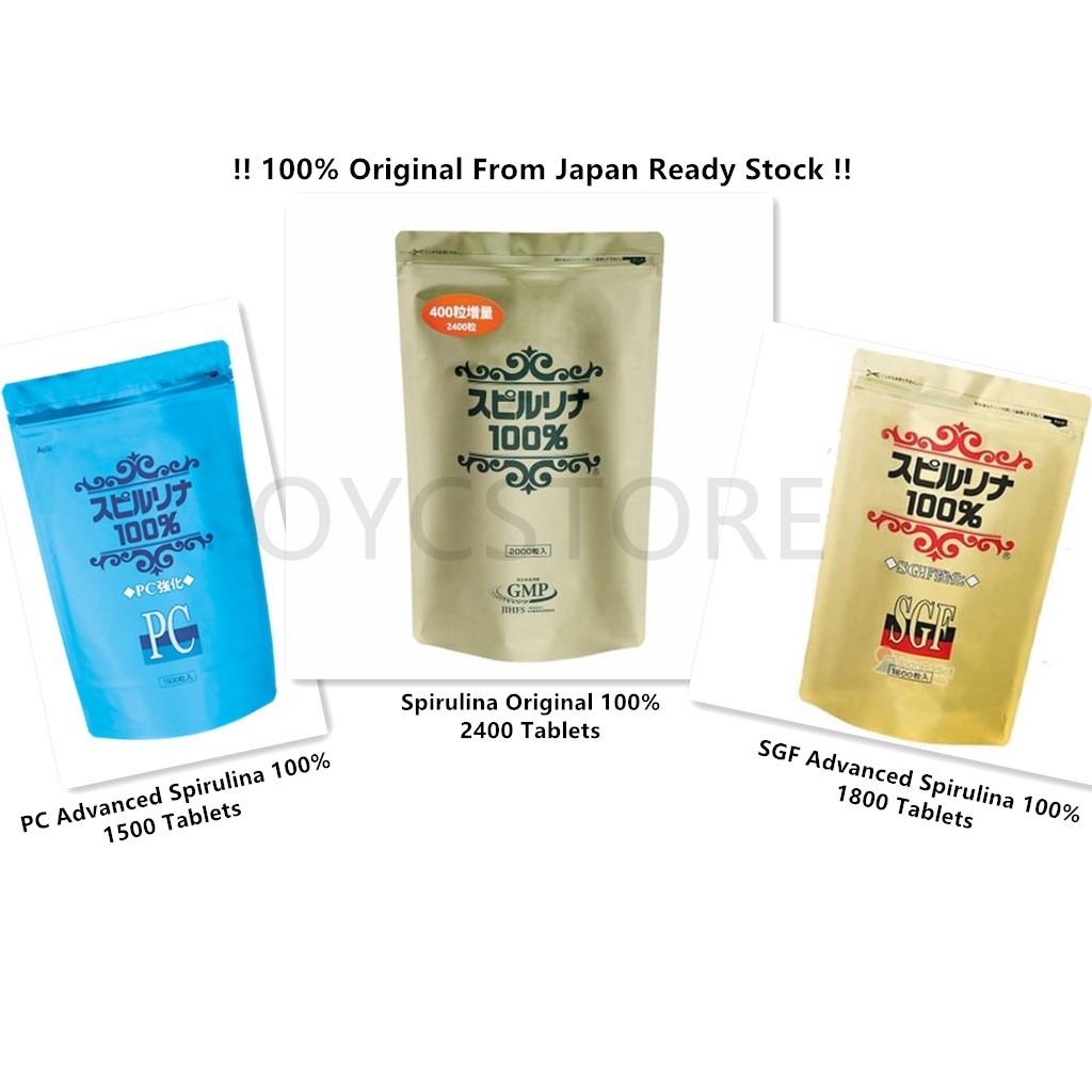 Spirulina 100% Authentic - Nutrition Supplement Healthy food from ...