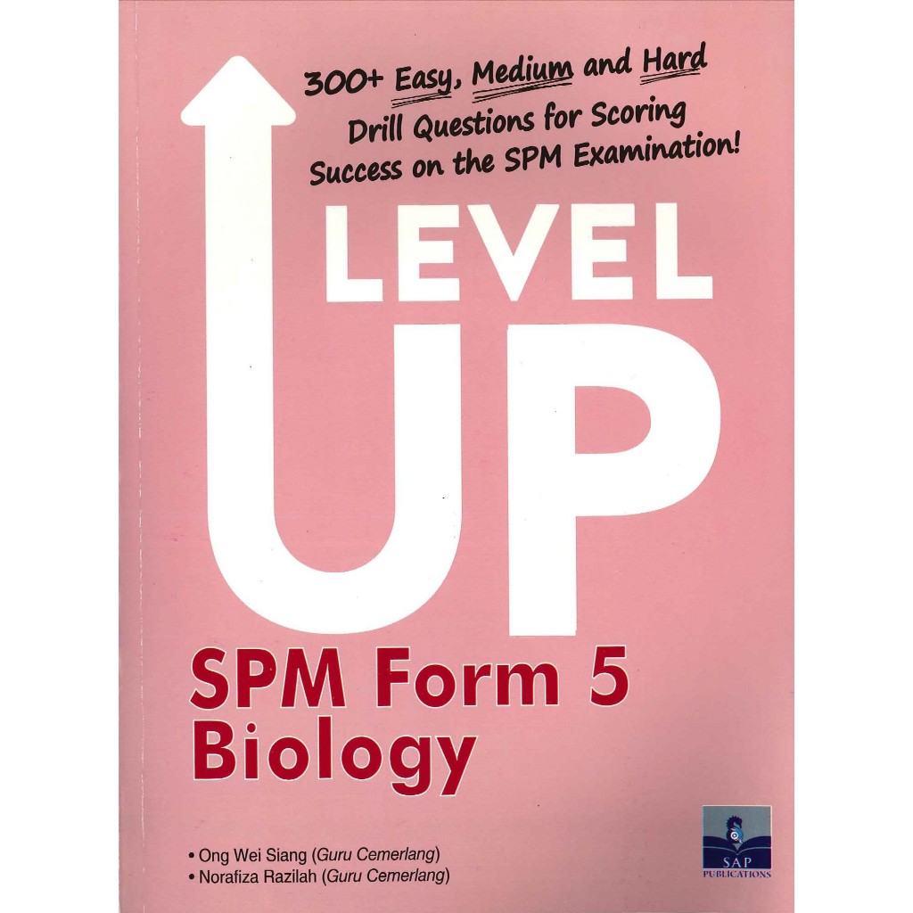 LEVEL UP SPM FORM 5 - BIOLOGY | Shopee Malaysia