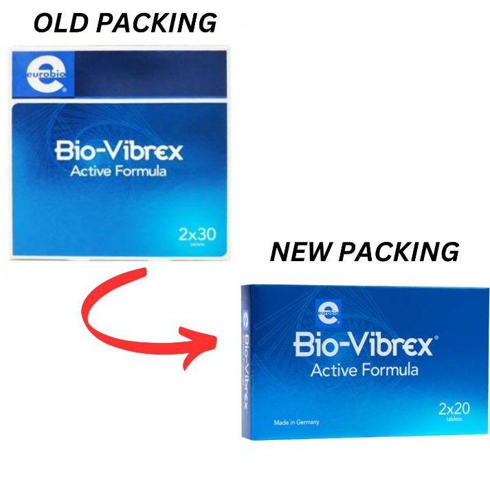 [EXP:12/2025] [NEW PACKAGING] Eurobio Bio-Vibrex Active Formula 2X20's ...
