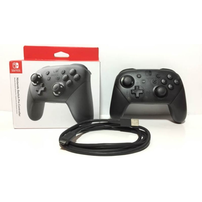 Nintendo Switch PRO Controller(Original)(Black)(Used) | Shopee Malaysia