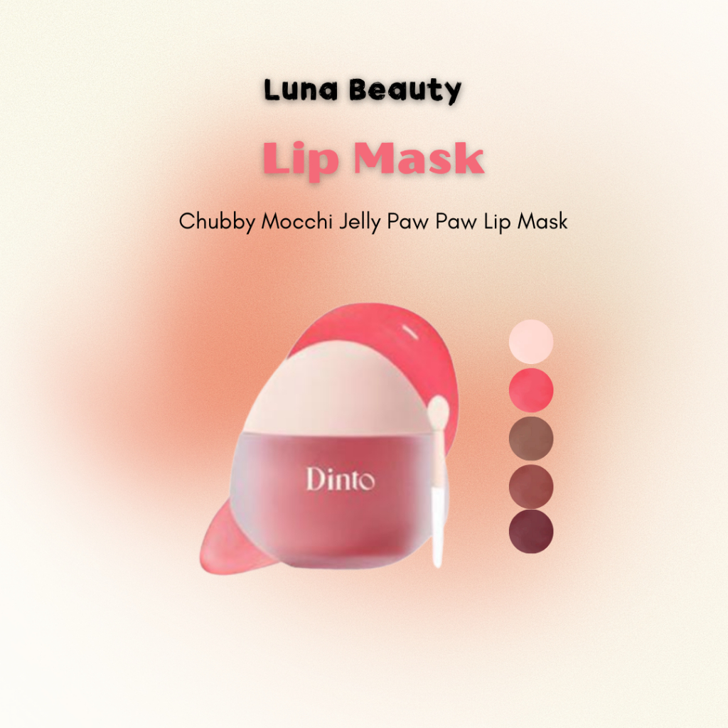 [Dinto] Chubby Mocchi Jelly Paw Paw Lip Mask 3.5g | Shopee Malaysia