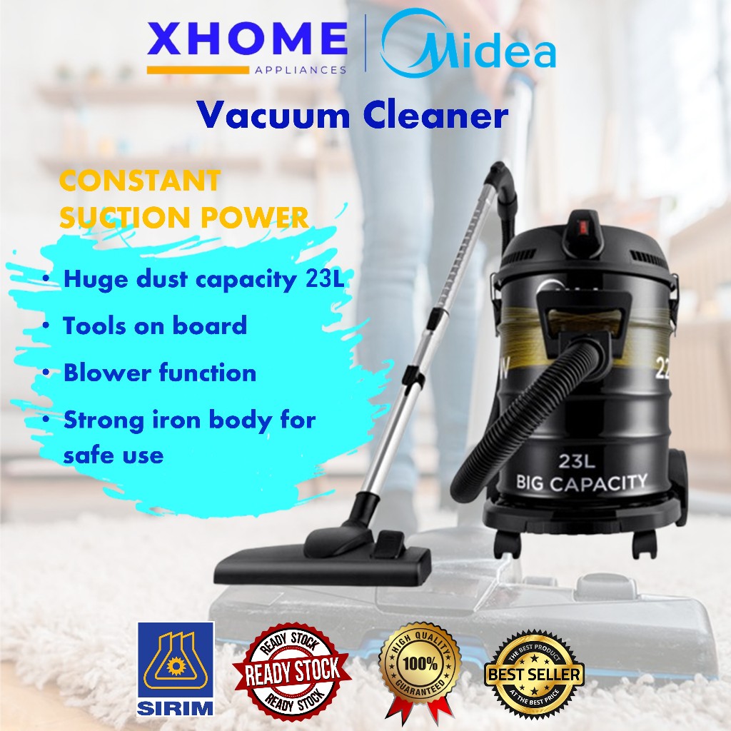 Midea MVC-D23 Dry Tank Vacuum Cleaner 2 In 1 (Blow & Vacuum) Vakum 吸尘机 ...