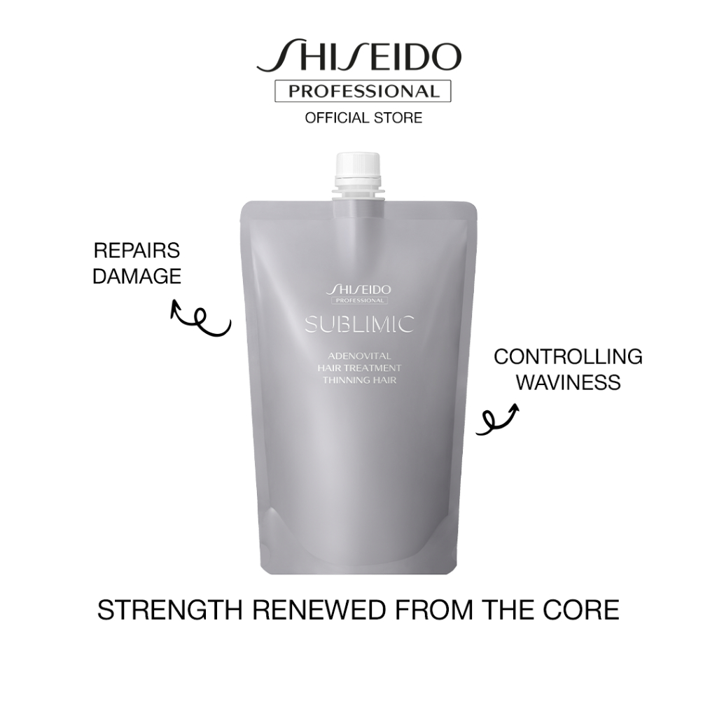 SHISEIDO PROFESSIONAL SUBLIMIC ADENOVITAL HAIR TREATMENT REFILL 450G [FOR THINNING HAIR ...
