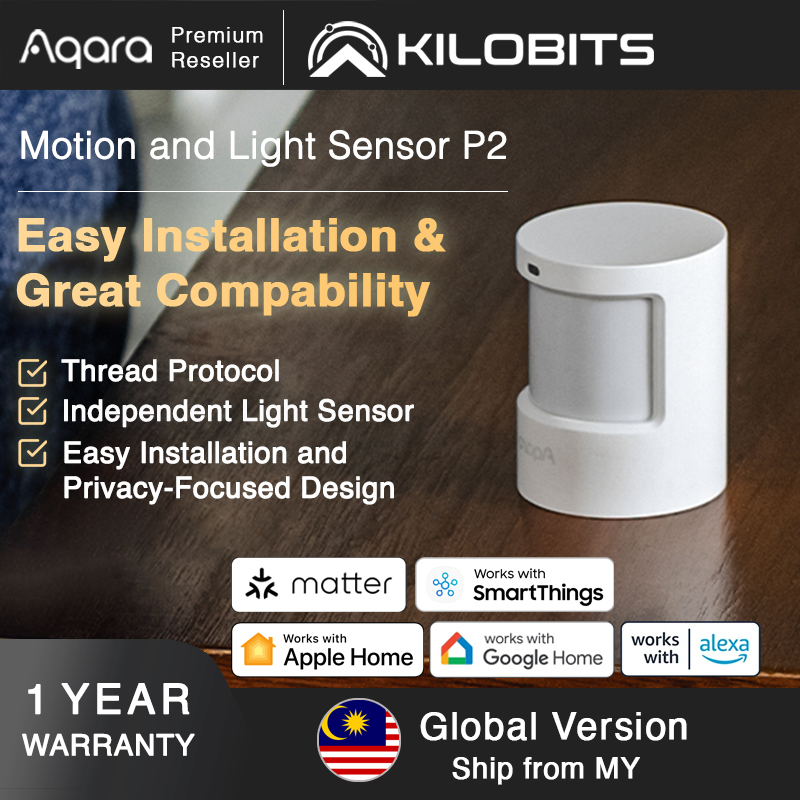Aqara Motion and Light Sensor P2 ML-S03D | Shopee Malaysia