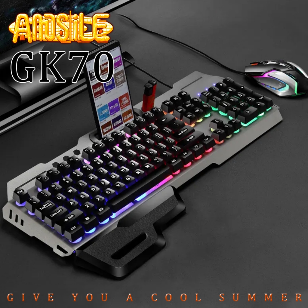 GK70 Mechanical Gaming Keyboard - RGB Backlit Wired USB for PC/Tablet ...
